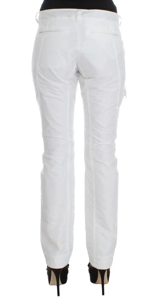 Ermanno Scervino Nylon Padded Slim Fit Cargo Trousers