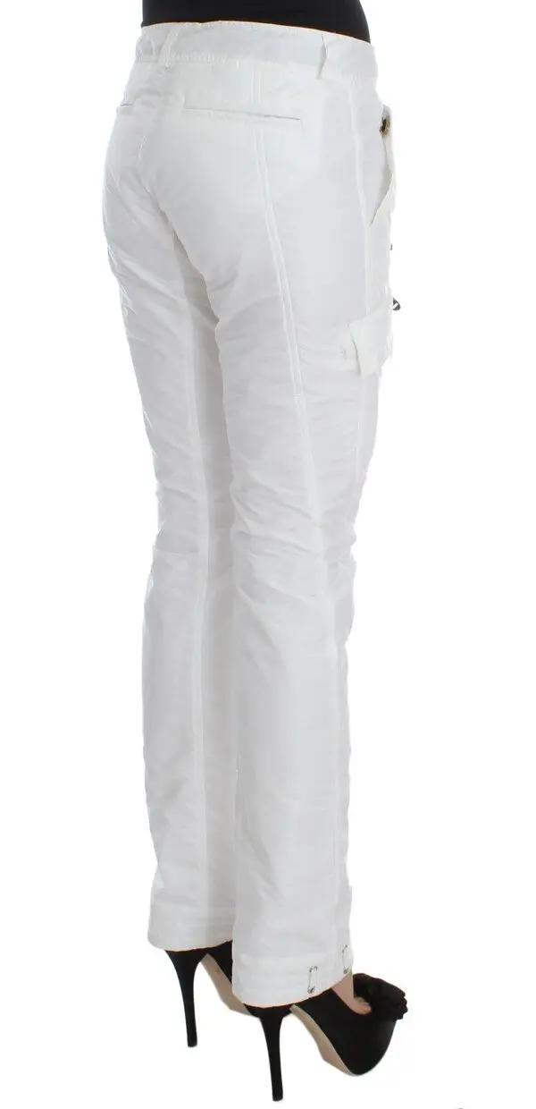 Ermanno Scervino Nylon Padded Slim Fit Cargo Trousers