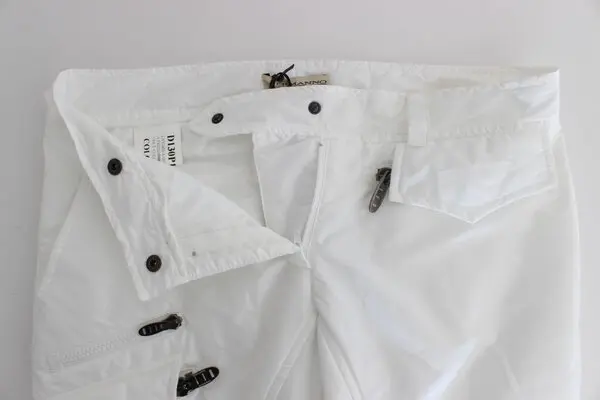 Ermanno Scervino Nylon Padded Slim Fit Cargo Trousers