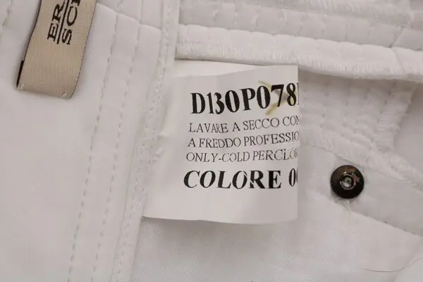 Ermanno Scervino Cotton Slim Fit Trousers - White