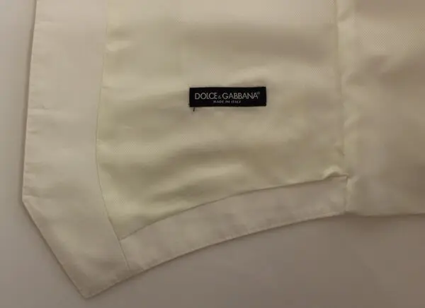 Dolce & Gabbana Cotton-silk Blend Dress Vest - White