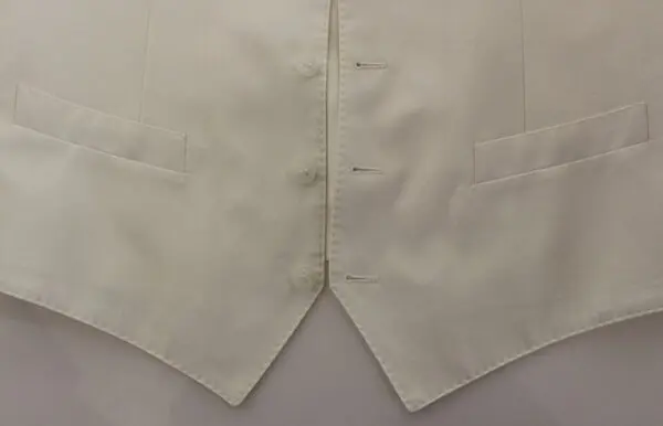 Dolce & Gabbana Cotton-silk Blend Dress Vest - White