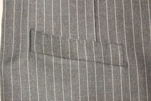 Dolce & Gabbana Wool Striped Single Breasted Vest - Gray
