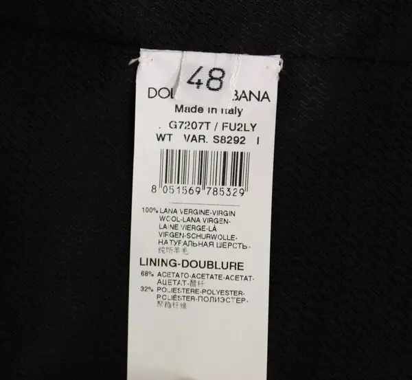 Dolce & Gabbana Wool Formal Dress Vest - Gray