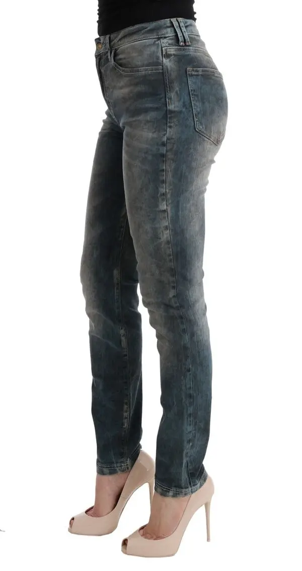Roberto Cavalli Wash Slim Fit Jeans
