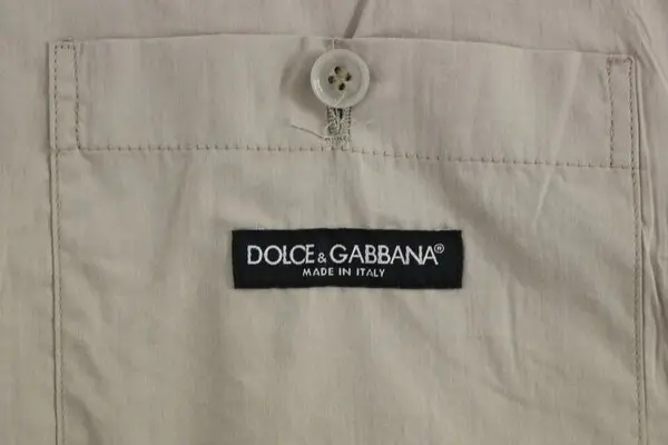 Dolce & Gabbana Cotton Slim Fit Dress Vest