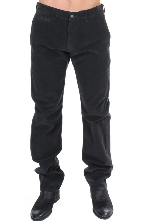 GF FERRE Corduroy Straight-fit Pants