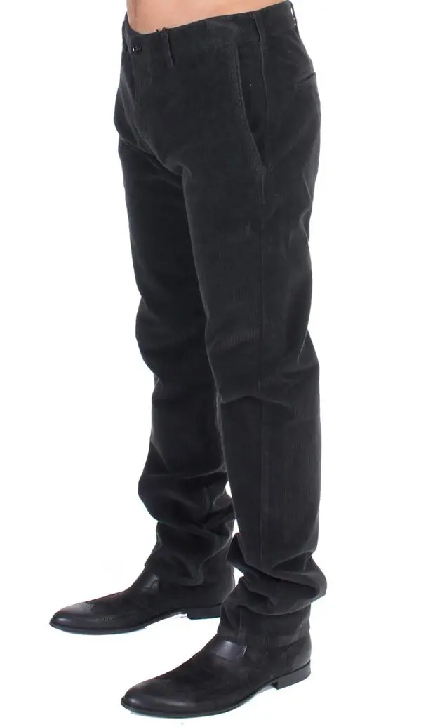 GF FERRE Corduroy Straight-fit Pants
