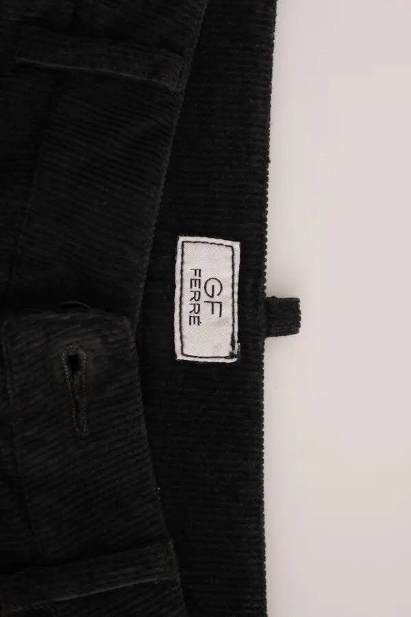GF FERRE Corduroy Straight-fit Pants
