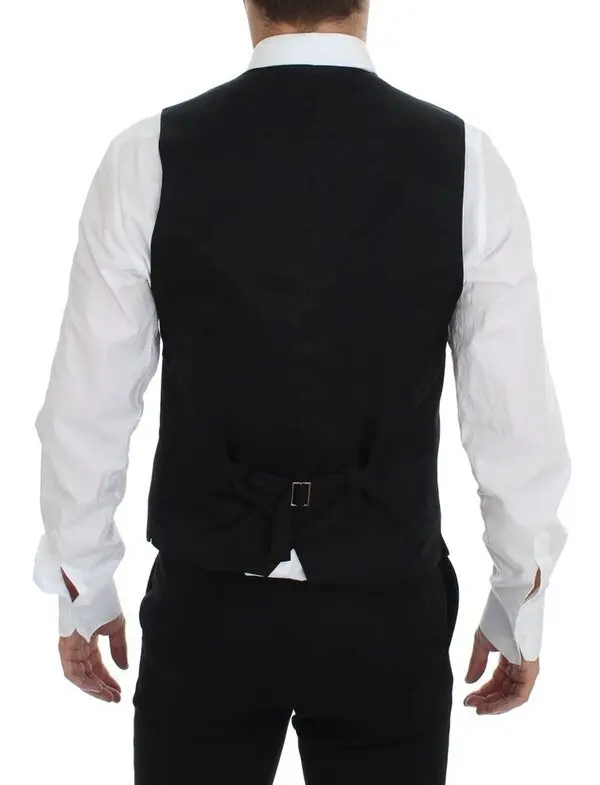 Dolce & Gabbana Wool Dress Vest - Gray