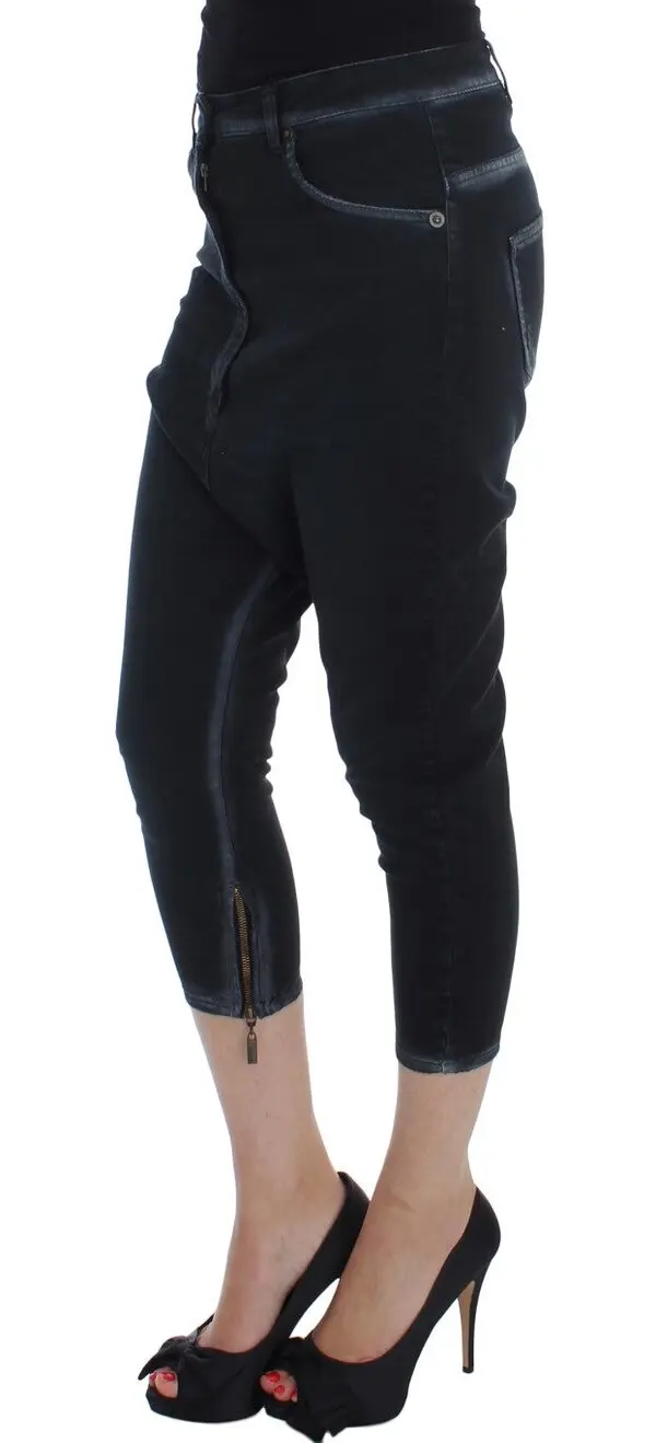 Roberto Cavalli Just Cotton Stretch Relaxed Baggy Jeans