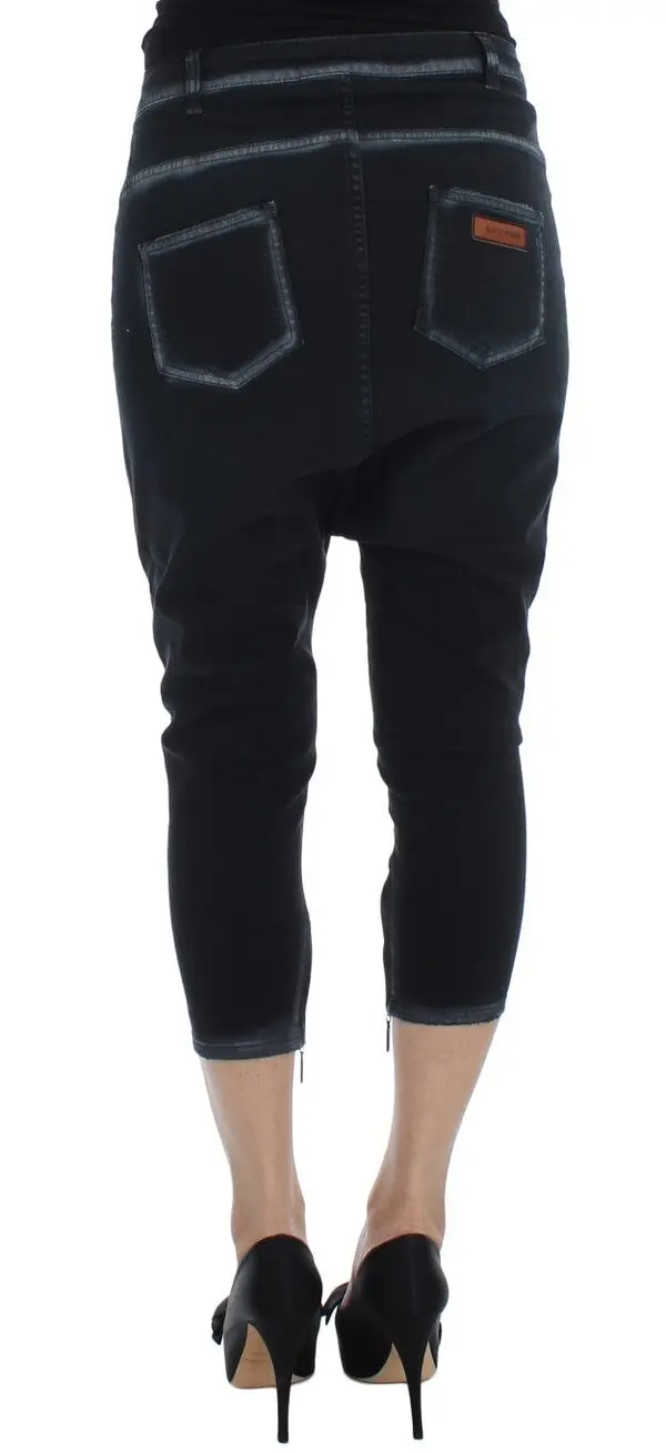 Roberto Cavalli Just Cotton Stretch Relaxed Baggy Jeans