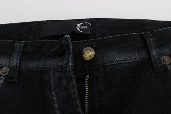 Roberto Cavalli Just Cotton Stretch Relaxed Baggy Jeans