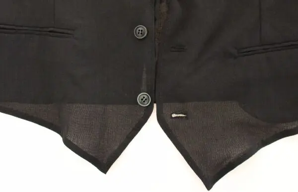 Dolce & Gabbana Wool Dress Vest - Black