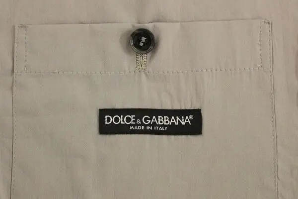 Dolce & Gabbana Cotton Slim-fit Dress Vest - Gray