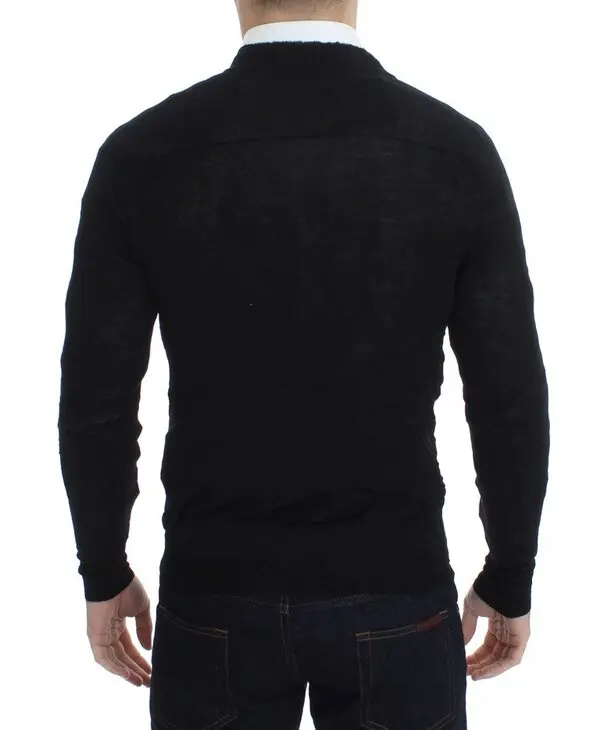 Costume National Fine Wool Button Cardigan