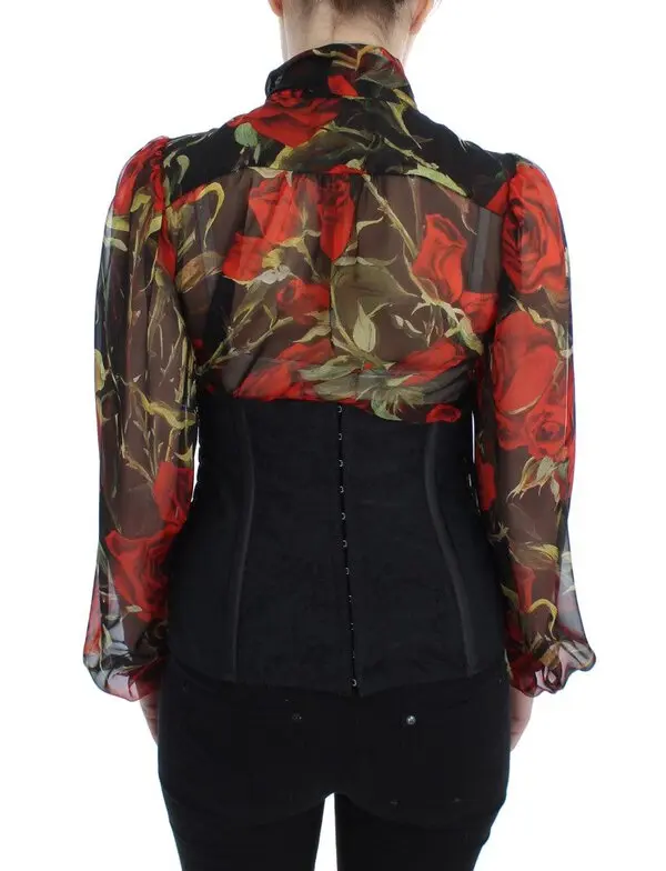 Dolce & Gabbana Stretch Corset Waist Belt