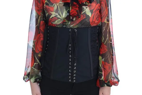 Dolce & Gabbana Stretch Corset Waist Belt