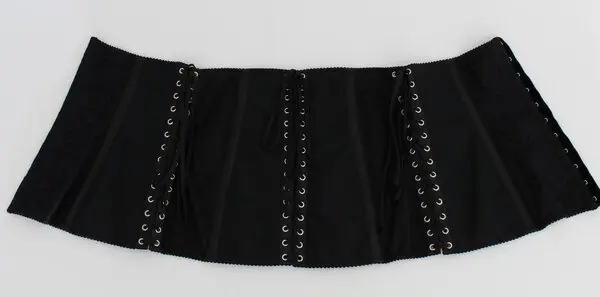 Dolce & Gabbana Stretch Corset Waist Belt