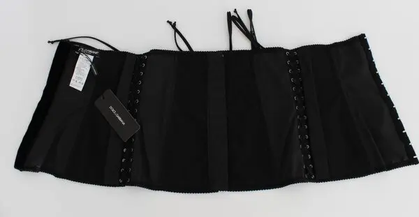 Dolce & Gabbana Stretch Corset Waist Belt