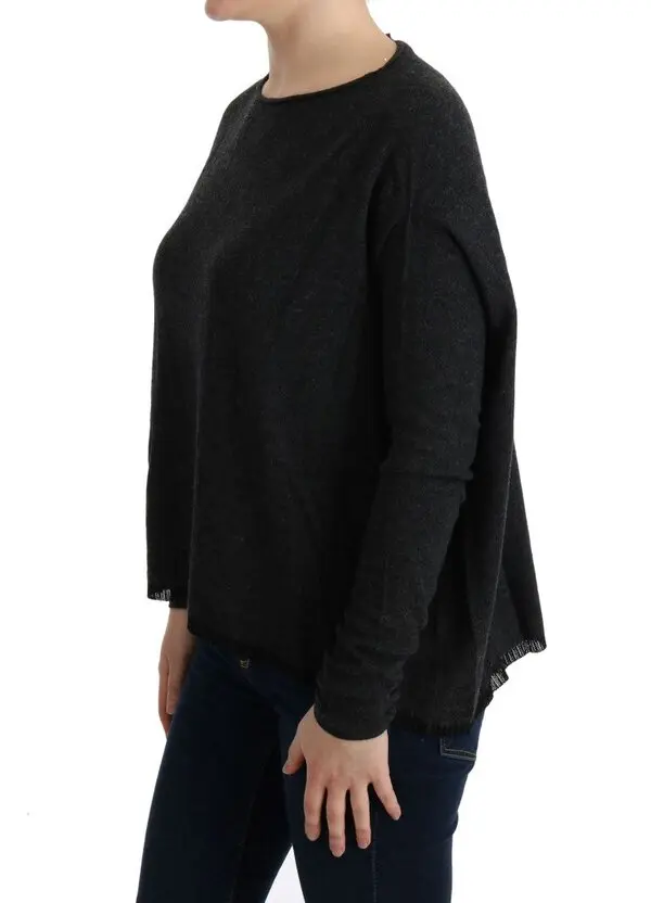 Costume National Viscose Knitted Crewneck Sweater