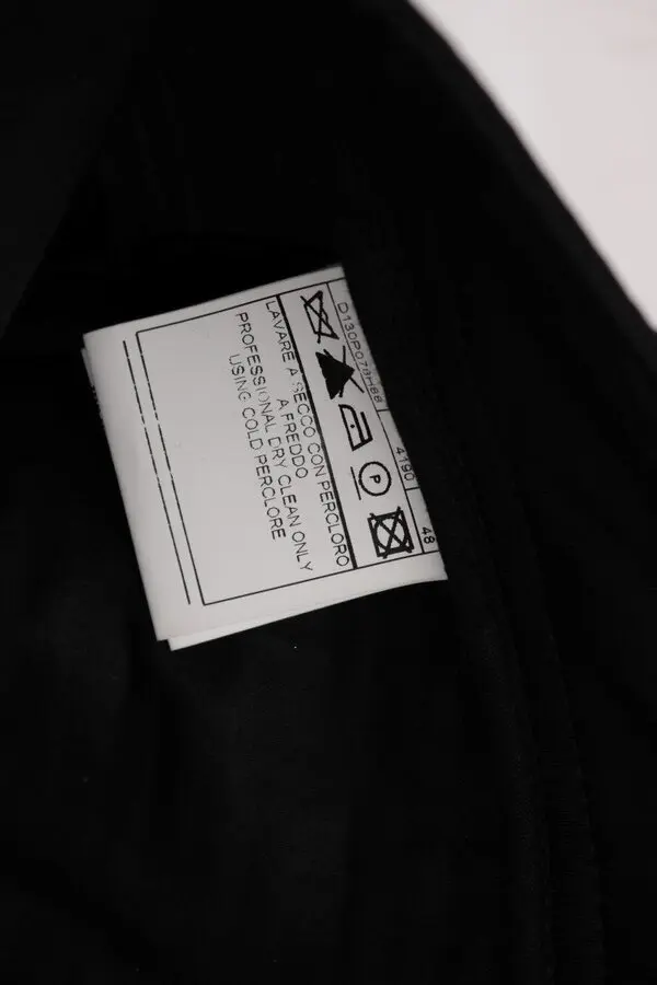 Ermanno Scervino Slim Fit Cotton Trousers - Black