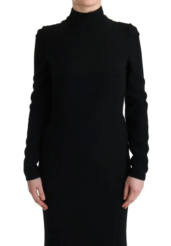 Dolce & Gabbana Long Sleeve Sheath Gown