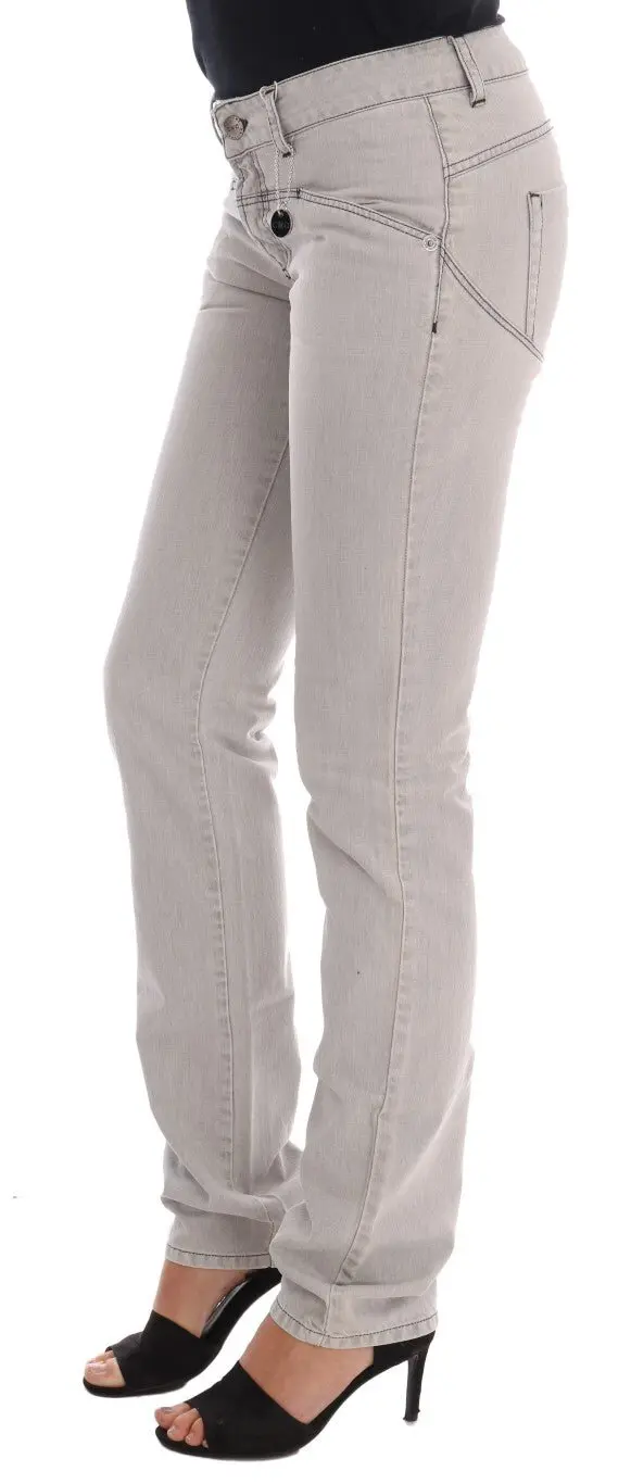 Costume National Wash Cotton Slim Jeans