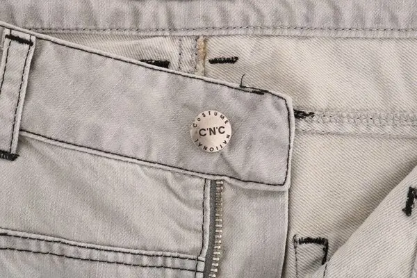 Costume National Wash Cotton Slim Jeans