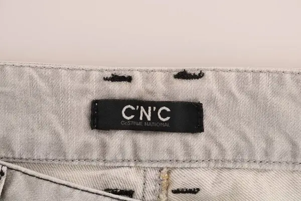 Costume National Wash Cotton Slim Jeans