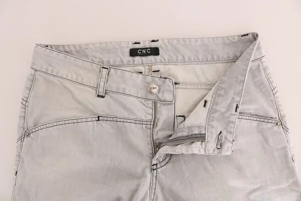 Costume National Wash Cotton Slim Jeans