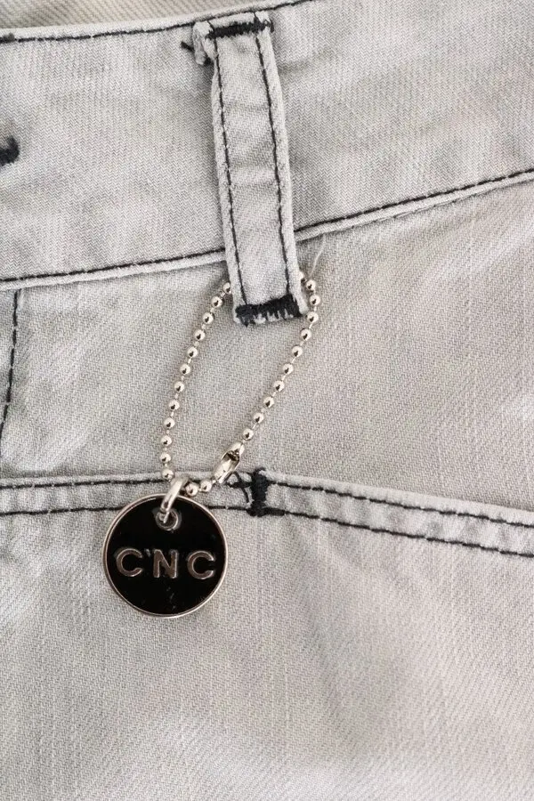 Costume National Wash Cotton Slim Jeans
