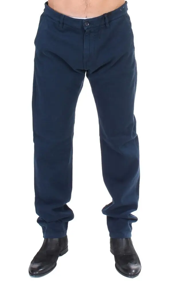 GF FERRE Stretch Straight Fit Pants Chinos