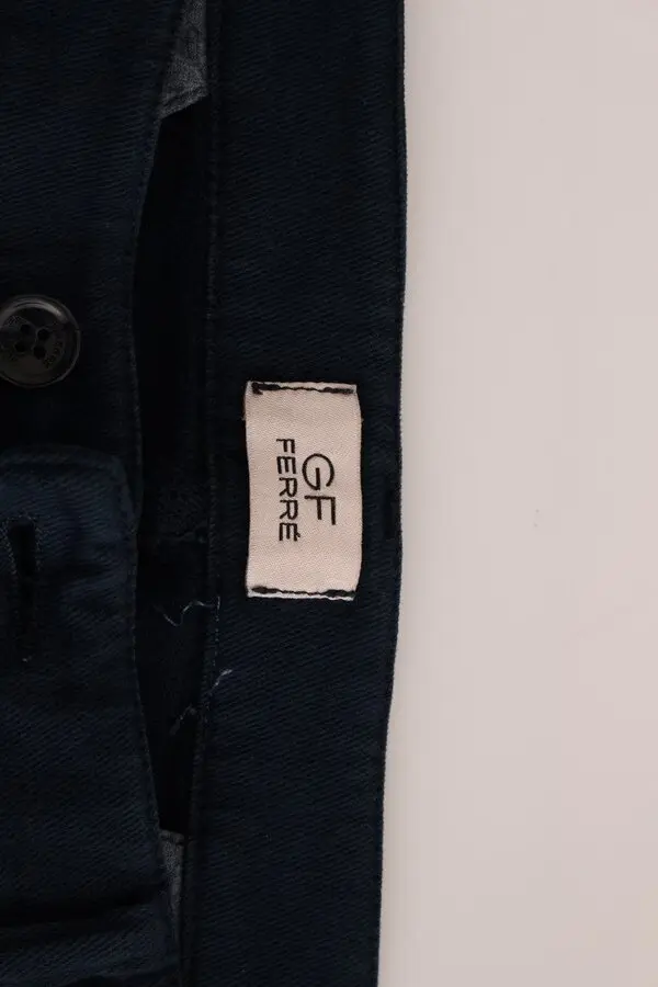 GF FERRE Stretch Straight Fit Pants Chinos