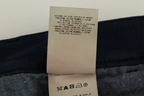 GF FERRE Stretch Straight Fit Pants Chinos