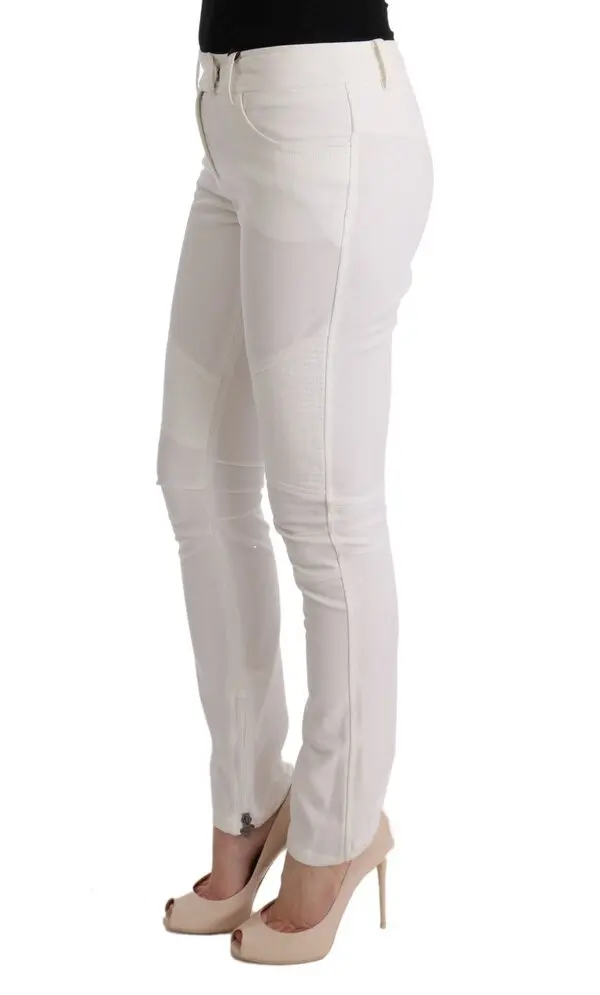 Ermanno Scervino Cotton Slim Fit Trousers