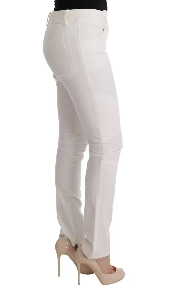 Ermanno Scervino Cotton Slim Fit Trousers