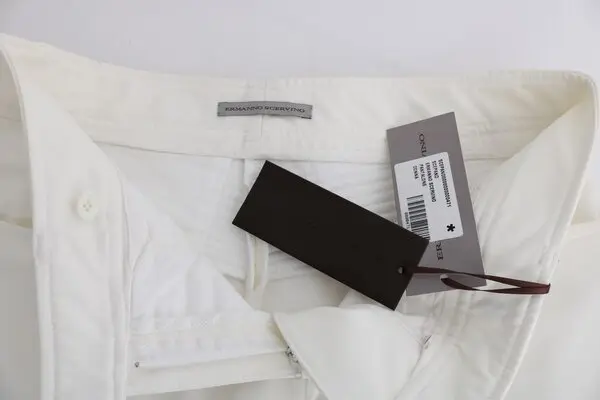 Ermanno Scervino Cotton Slim Fit Trousers