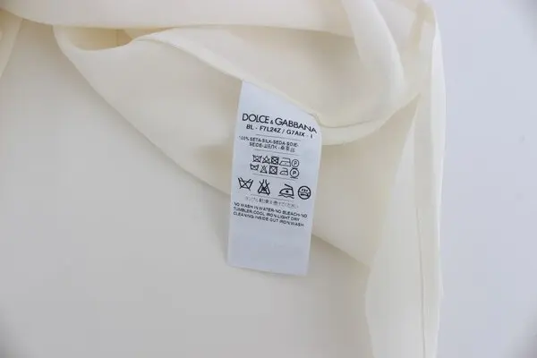 Dolce & Gabbana Silk Sequined Blouse
