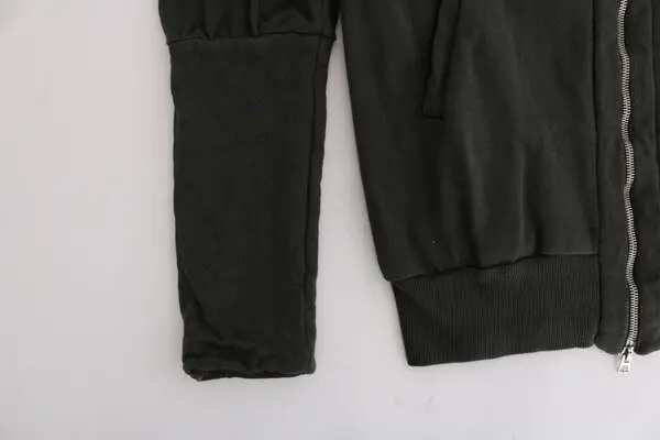 EXTE Hooded Zip-up Cotton Sweater