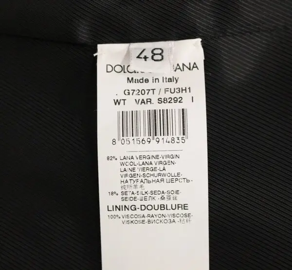 Dolce & Gabbana Wool And Silk Blend Dress Vest