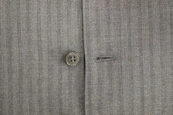 Dolce & Gabbana Striped Single-breasted Wool Vest - Gray