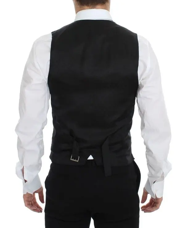 Dolce & Gabbana Wool Dress Vest - Blue
