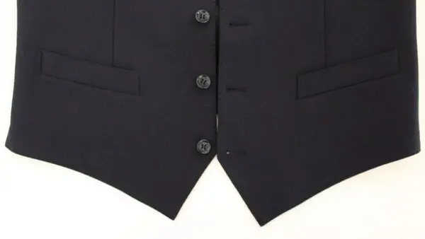 Dolce & Gabbana Wool Dress Vest - Blue