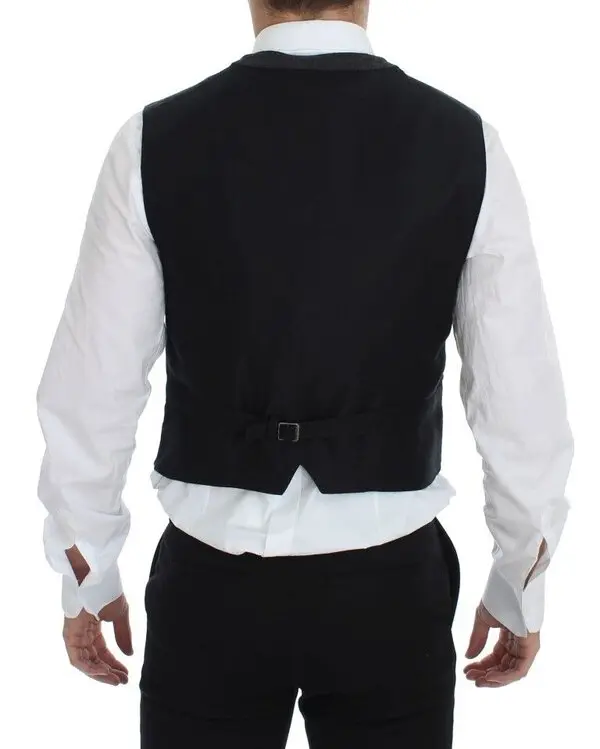 Dolce & Gabbana Wool Blend Vest - Gray