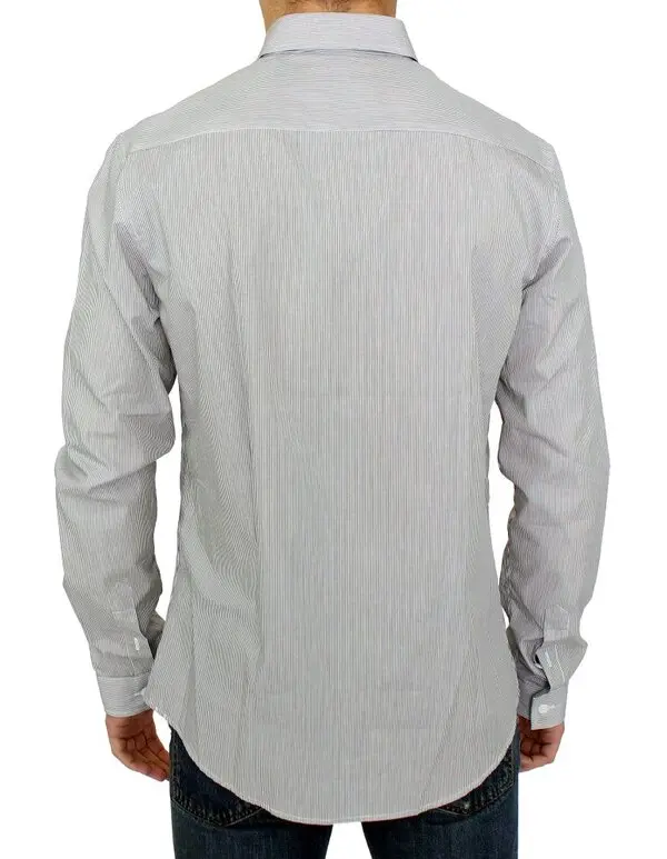 GF FERRE Striped Cotton Casual Shirt
