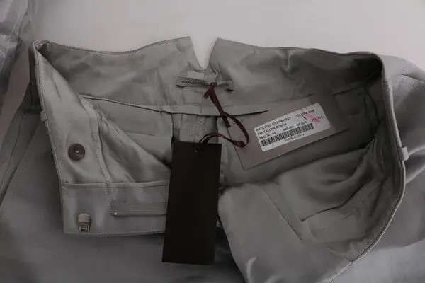 Ermanno Scervino Silk Cropped Trousers