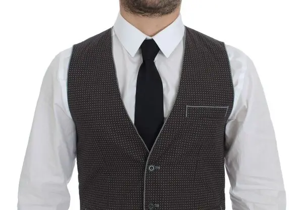 Dolce & Gabbana Polka Dot Vest - Gray