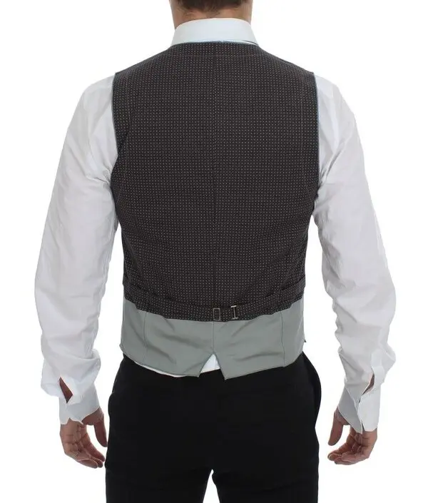 Dolce & Gabbana Polka Dot Vest - Gray