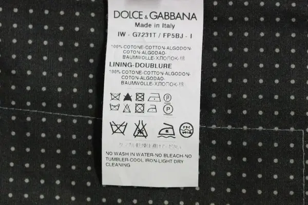 Dolce & Gabbana Polka Dot Vest - Gray